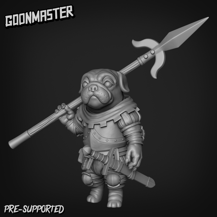 3D Printable Battle Pug 11 by Goon Master