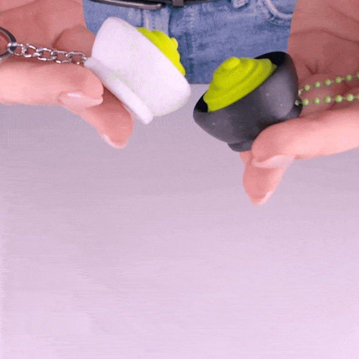 3D Printable Clicker Wasabi 🌶️ , Clicky Keychain NoStress Toy for your ...