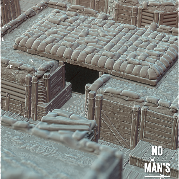 3D Printable Trench Bunkers by Multiverse