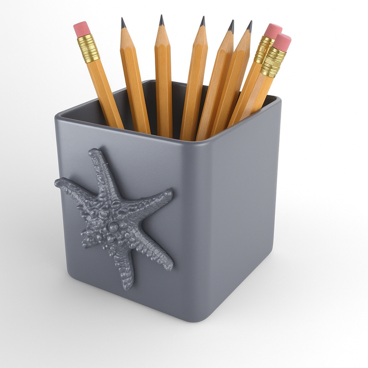 3D Printable star pen holder by muguet