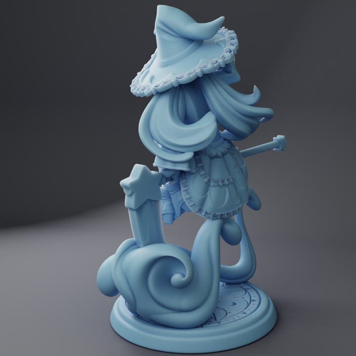 3D Printable Sybil the Witch by Twin Goddess Miniatures