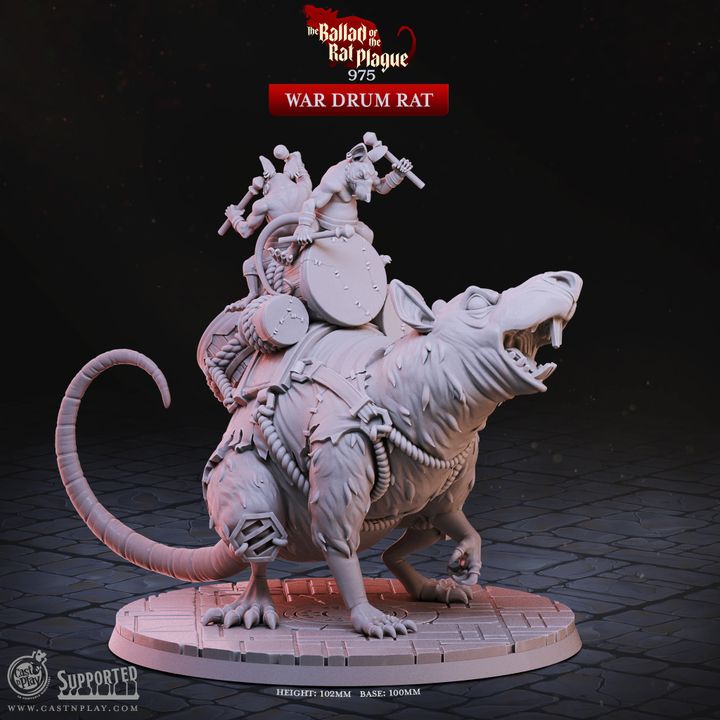 3D Printable The Ballad of the Rat Plague (Set) (Pre-Supported) | Cast ...