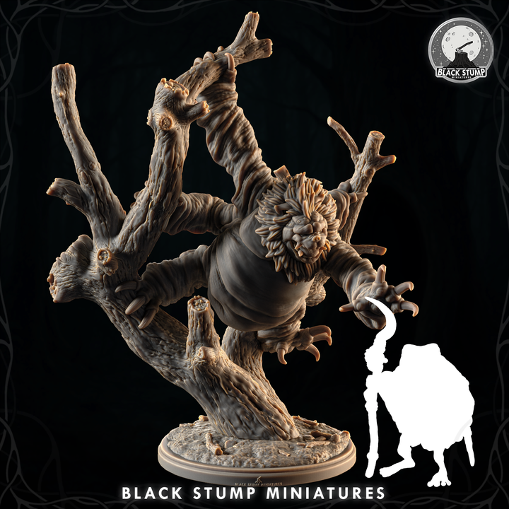 3D Printable Skinbear Fae, Large Monster, Pose A + 5E + Shadowdark .PDF ...