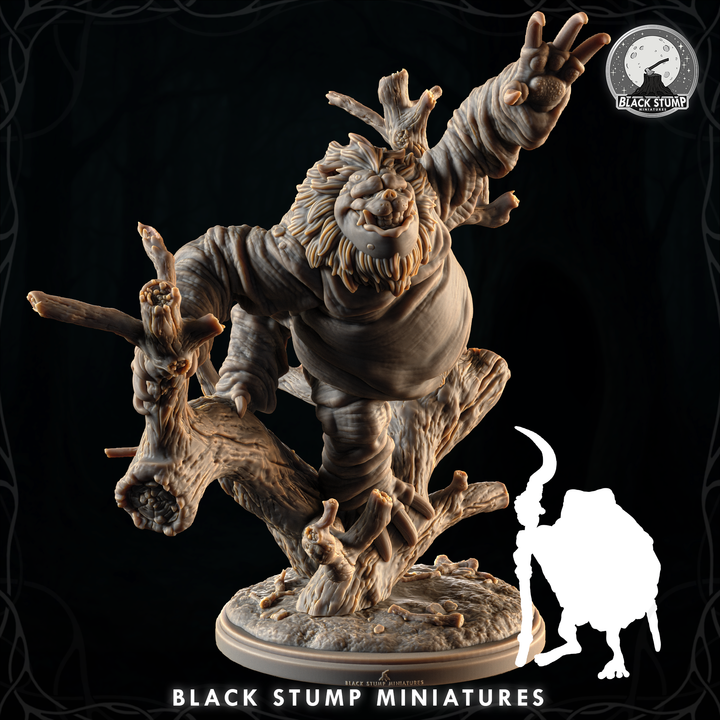 3D Printable Skinbear Fae, Large Monster, Pose B + 5E + Shadowdark .PDF ...