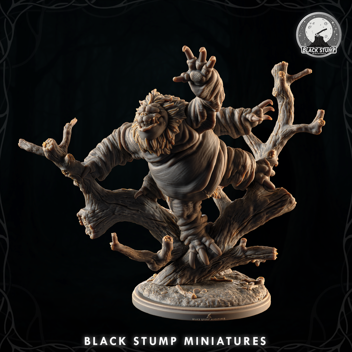 3D Printable Skinbear Fae, Large Monster, Pose B + 5E + Shadowdark .PDF ...