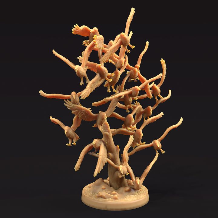 3D Printable Swarm of Ravens | PRESUPPORTED | Dungeon Classics by ...