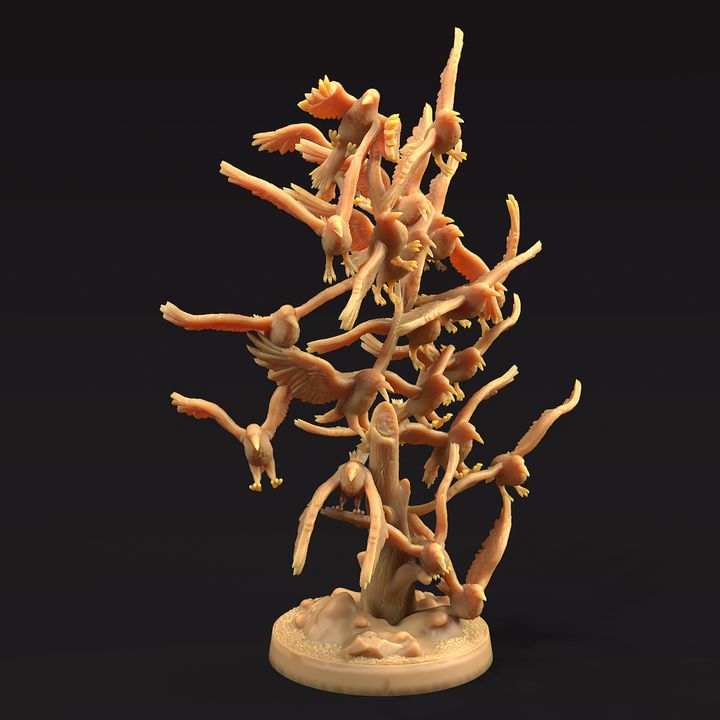 3D Printable Swarm of Ravens | PRESUPPORTED | Dungeon Classics by ...
