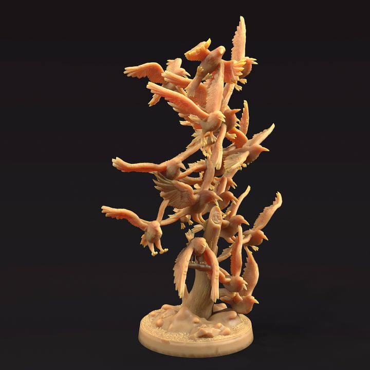 3D Printable Swarm of Ravens | PRESUPPORTED | Dungeon Classics by ...