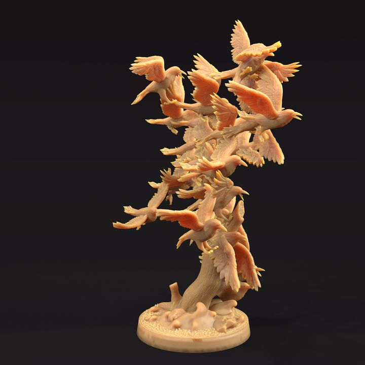 3D Printable Swarm of Ravens | PRESUPPORTED | Dungeon Classics by ...