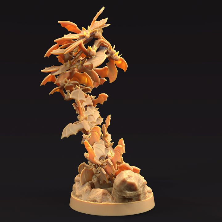 3D Printable Swarm of Bats | PRESUPPORTED | Dungeon Classics by Dungeon ...