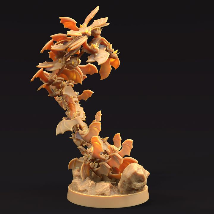 3D Printable Swarm of Bats | PRESUPPORTED | Dungeon Classics by Dungeon ...