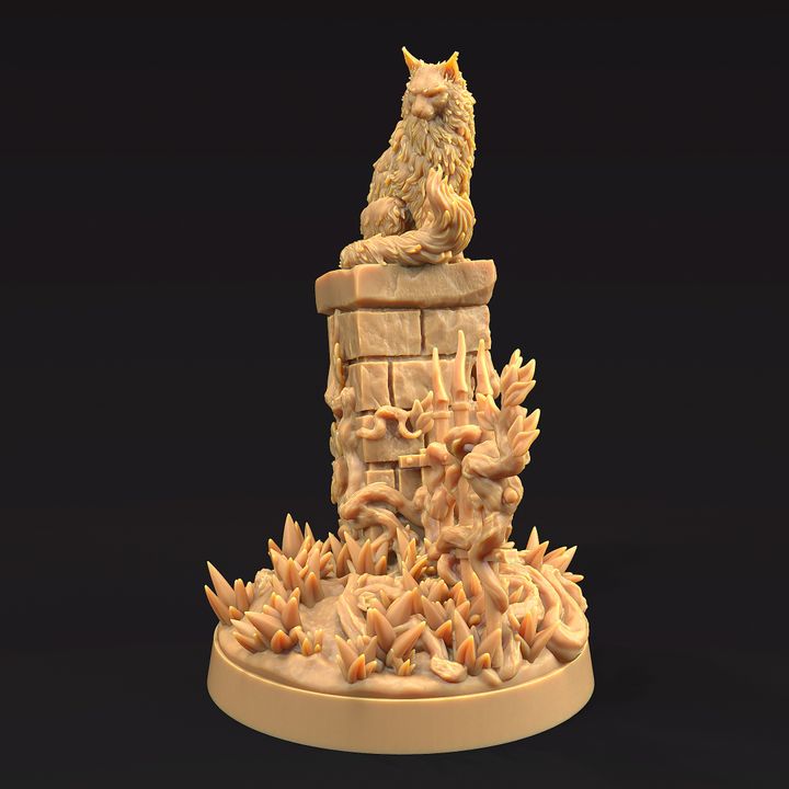 3D Printable Cat | PRESUPPORTED | Dungeon Classics by Dungeon Classics