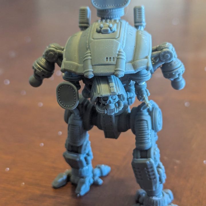 3D Printable 15mm (1/100th Scale) Project Quixote Dieselpunk Mech by ...