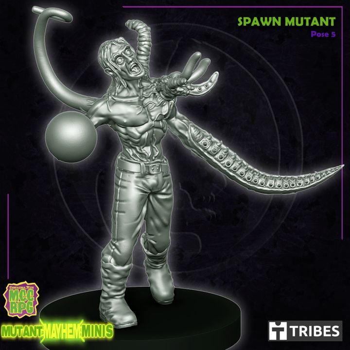 3D Printable SPAWN MUTANT, Pose 5 – Infected Mutated Plague Victim Post ...