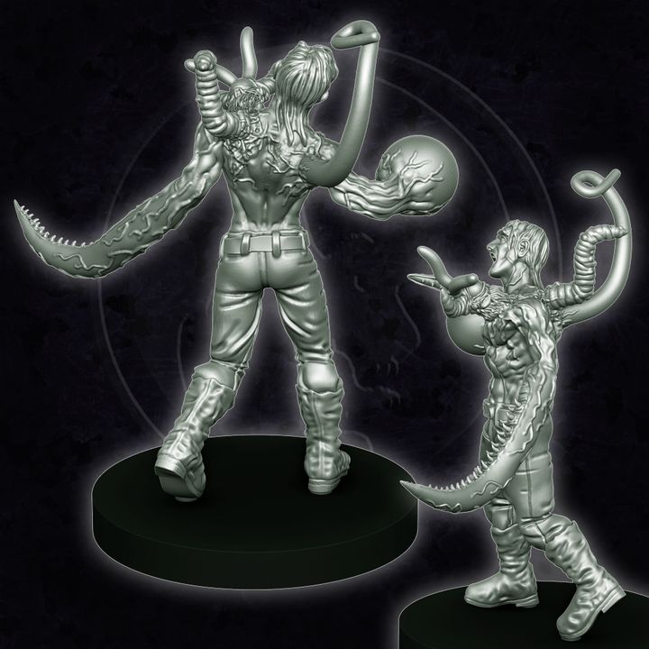 3D Printable SPAWN MUTANT, Pose 5 – Infected Mutated Plague Victim Post ...