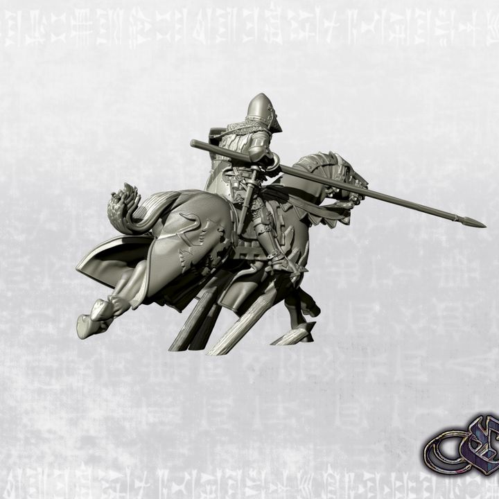 3D Printable "Sir Henry Percy "Hotspur" on horse" by Ezipion Digital Store