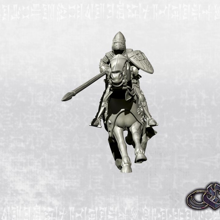 3D Printable "Sir Henry Percy "Hotspur" on horse" by Ezipion Digital Store