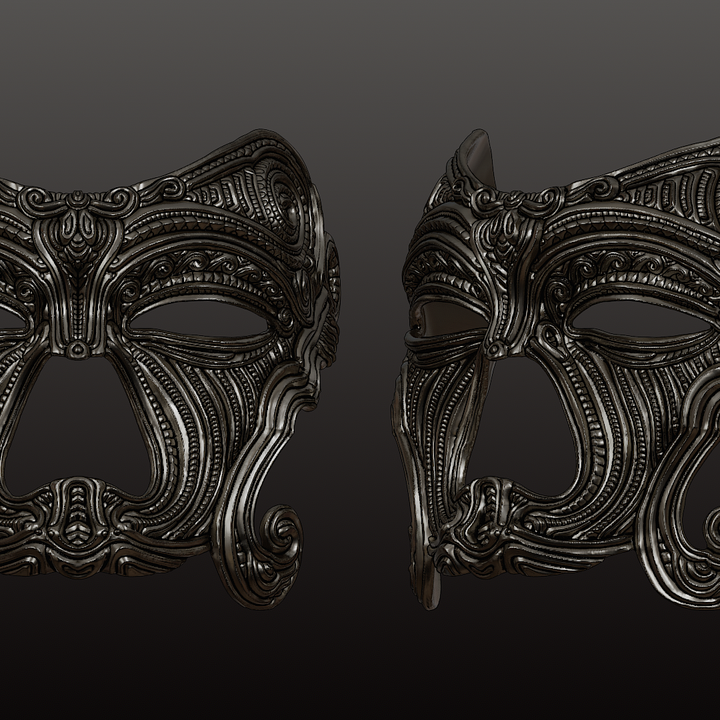 3D Printable Half-mask by Zane Rogers