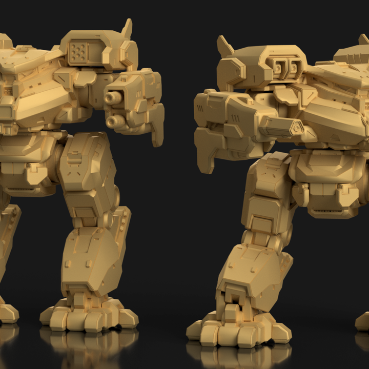 3D Printable Bull Shark BSK-73X “Mako” for Battletech by Matt Mason