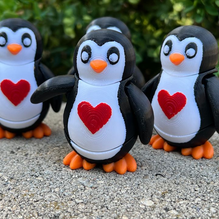3D Printable Waddles – Wiggle Budz Flexi Penguin | 3D Printable STL 🐧 ...