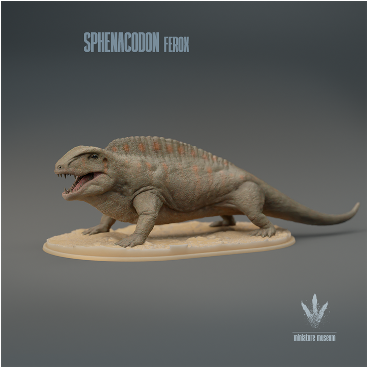 3D Printable Sphenacodon ferox : The Wedge Point Tooth by Miniature Museum