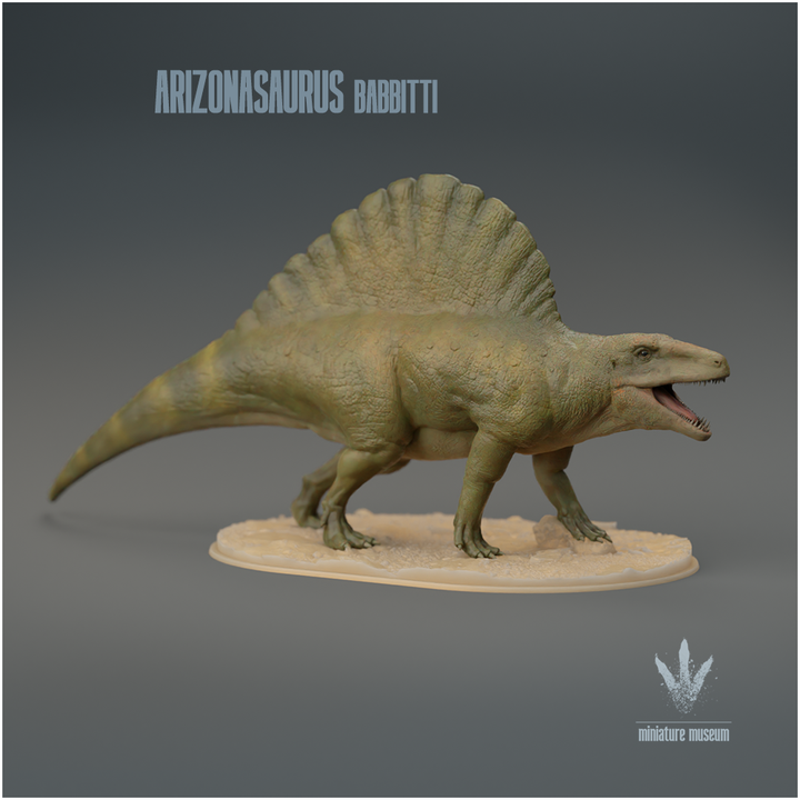 3D Printable Arizonasaurus babbitti : Roar by Miniature Museum