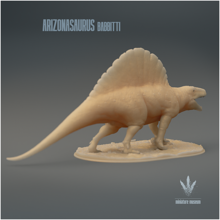 3D Printable Arizonasaurus babbitti : Roar by Miniature Museum