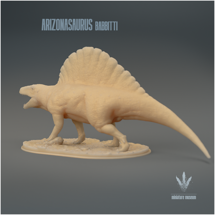 3D Printable Arizonasaurus babbitti : Roar by Miniature Museum