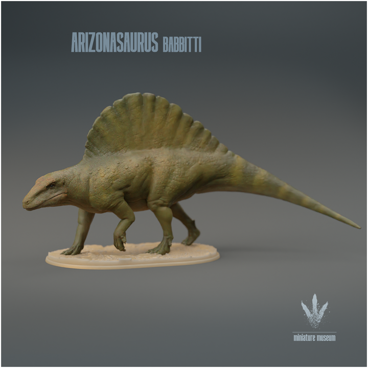 3D Printable Arizonasaurus babbitti : Walking by Miniature Museum