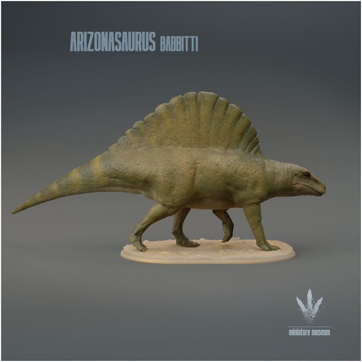 3D Printable Arizonasaurus babbitti : Walking by Miniature Museum