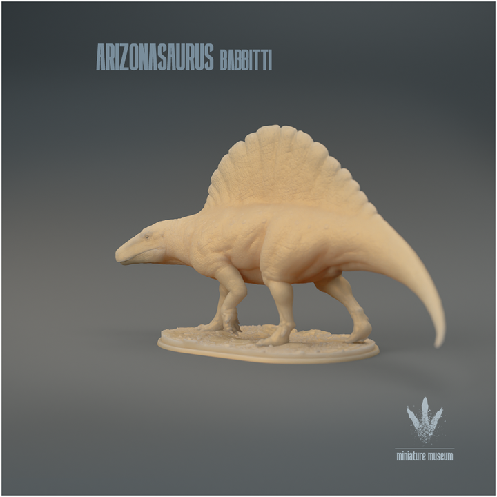 3D Printable Arizonasaurus babbitti : Walking by Miniature Museum