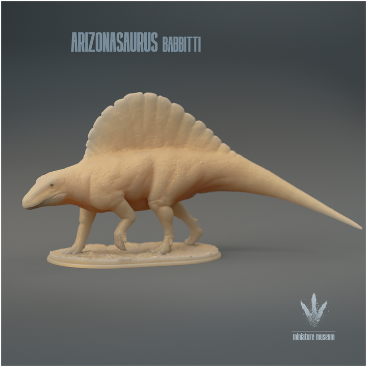 3D Printable Arizonasaurus babbitti : Walking by Miniature Museum