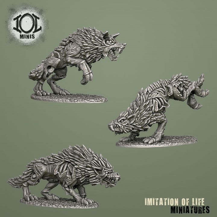 3D Printable 15mm Fantasy Undead Warband by Imitation of Life Miniatures