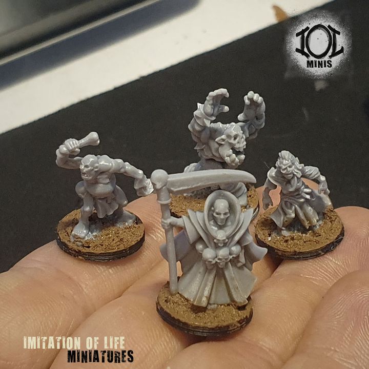 3D Printable 15mm Fantasy Undead Warband by Imitation of Life Miniatures