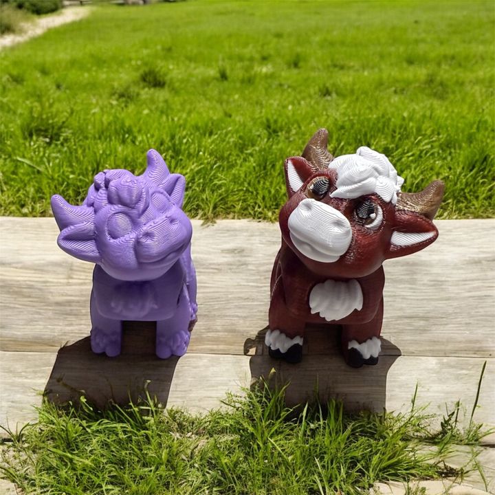 3D Printable Highland Cow - Community Choice Model by Rebel Alicorn Designs