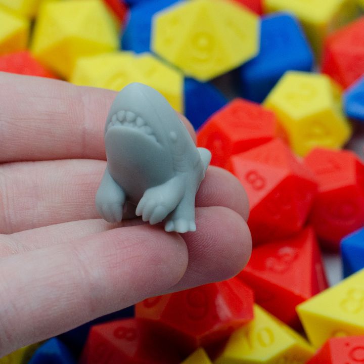 3D Printable Blåhaj Bulette by Found Family Adventurecrafts