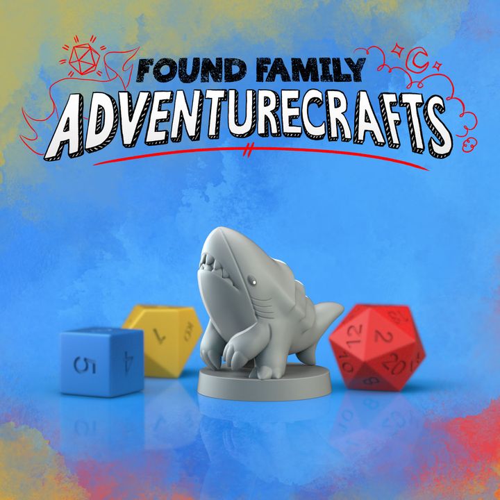 3D Printable Blåhaj Bulette by Found Family Adventurecrafts