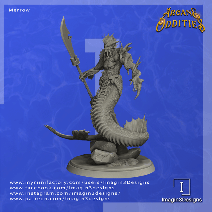 3D Printable Merrow by Imagin3Designs