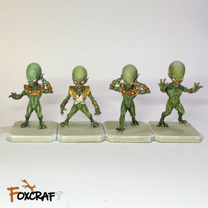 3D Printable Mindarians - Alien Race by FoxCraft Creations