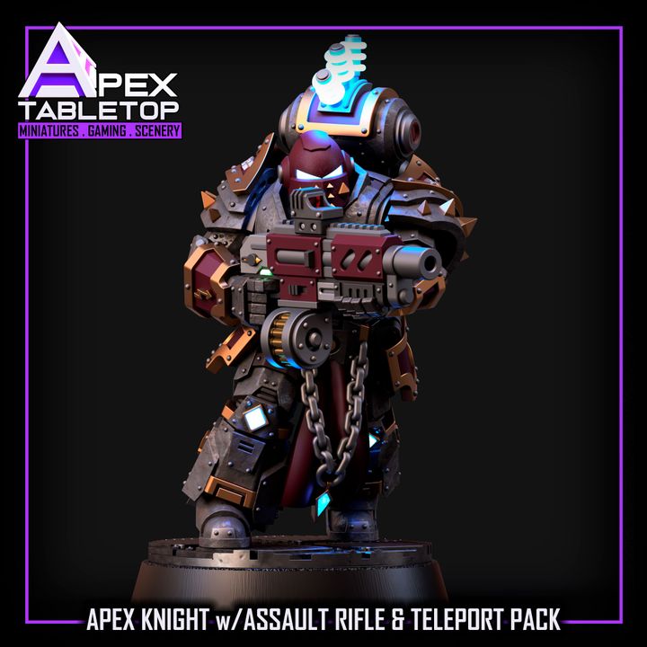3D Printable Apex Legion Knights (Multi-kit Set) by Apex Tabletop