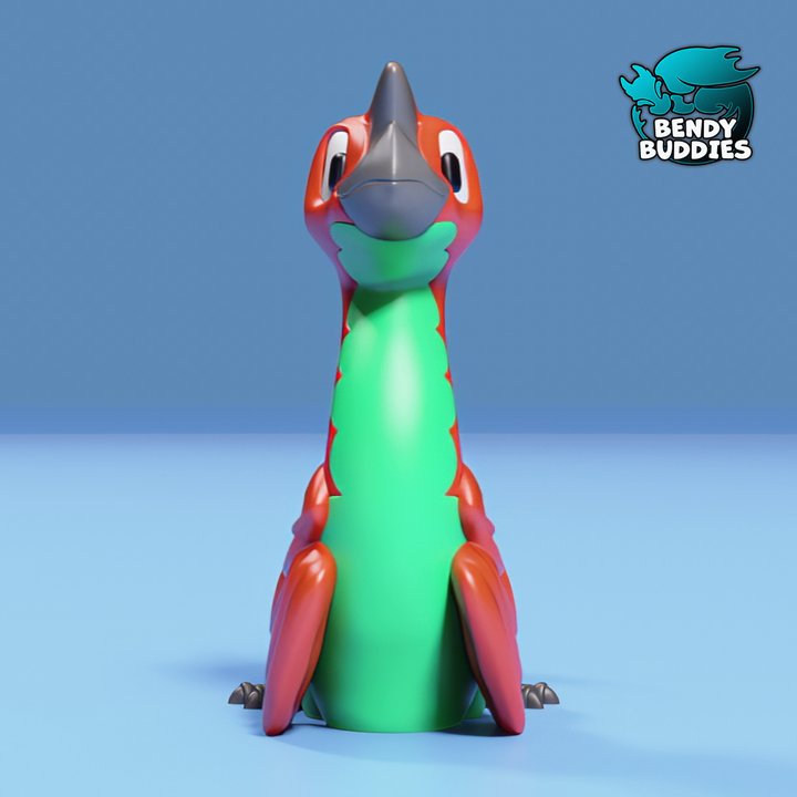 3D Printable Oviraptor Cute Dinosaur / Feathered Creature Articulated ...