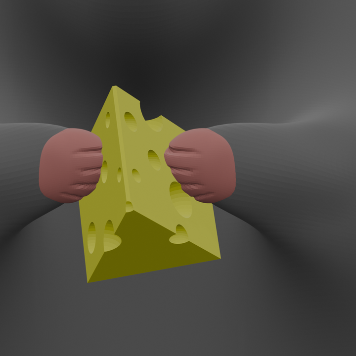 3D Printable Joey the Rat by benny white