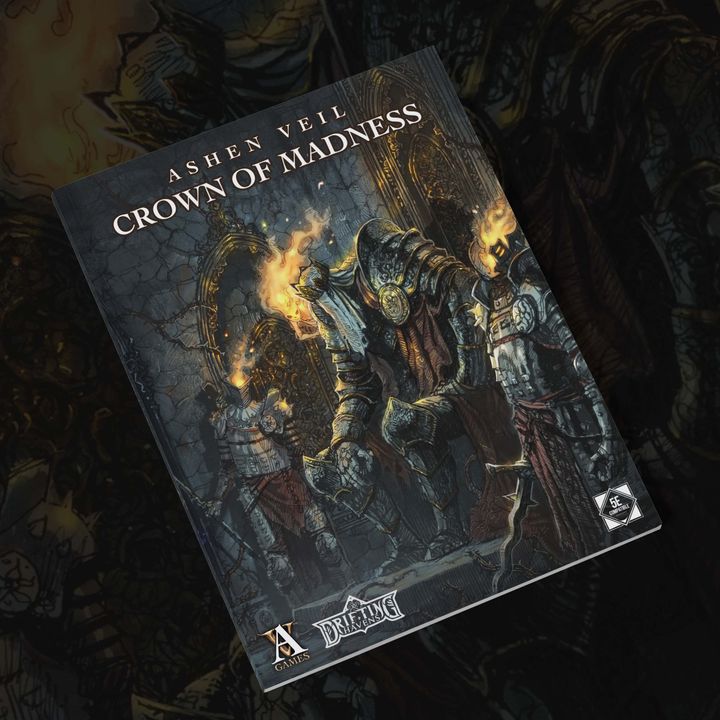 3D Printable Archvillain Adventures - Ashen Veil - Crown of Madness by ...