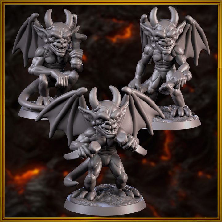 3D Printable Demon Imps by Sergeant Hammer