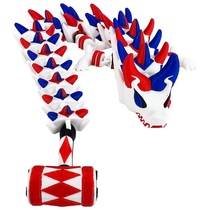 3D Printable Girl Jester Dragon by Steven Wolf Studio