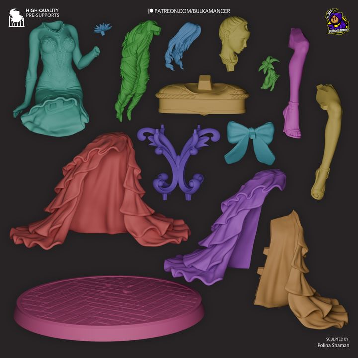 3D Printable Flower Peddler | 177mm by Bulkamancer Sculpts