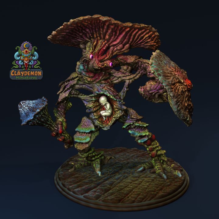 3D Printable Mycoid protector by Claydemon Miniatures