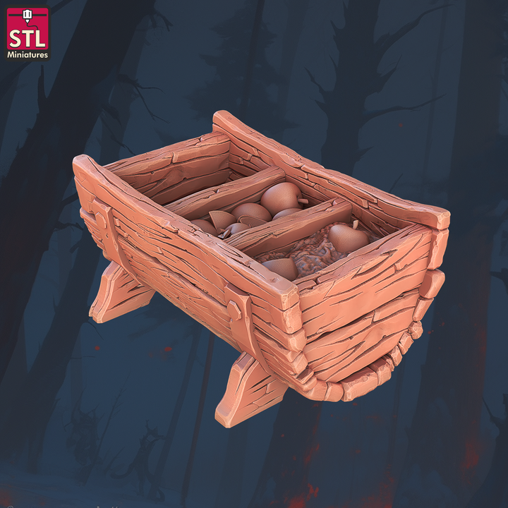 3D Printable Halfling Farm Set by STL Miniatures