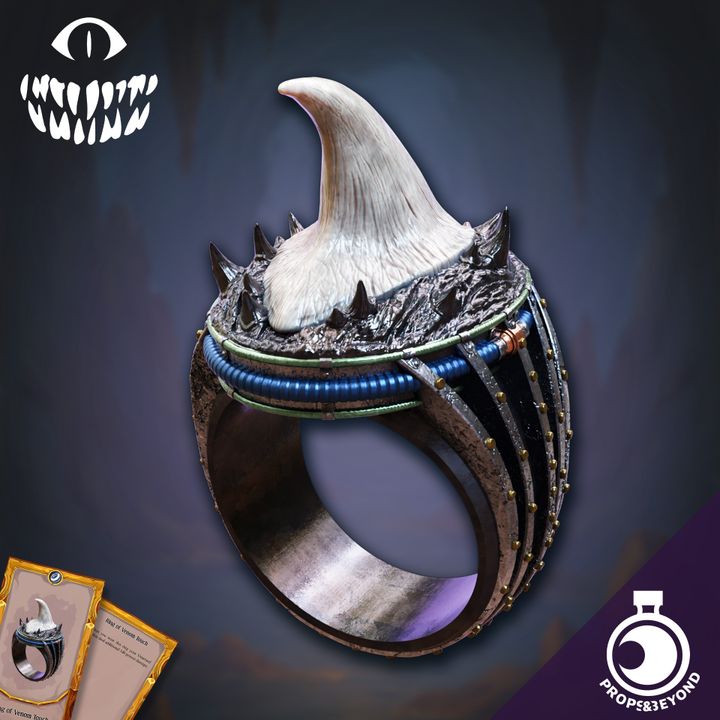 3D Printable Ring of Poisoning by Props&Beyond