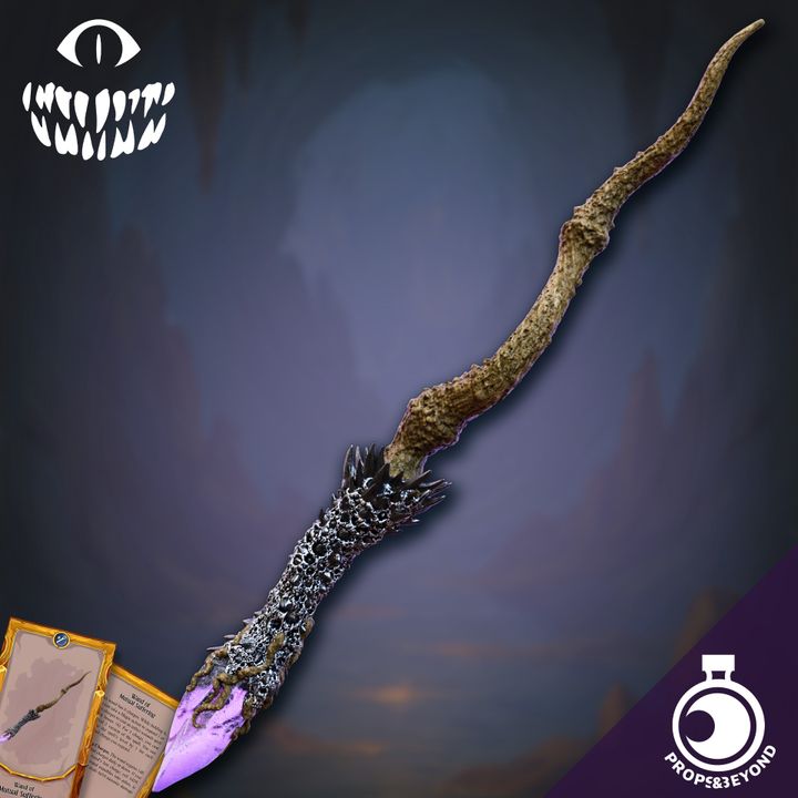 3D Printable Wand of Suffering by Props&Beyond